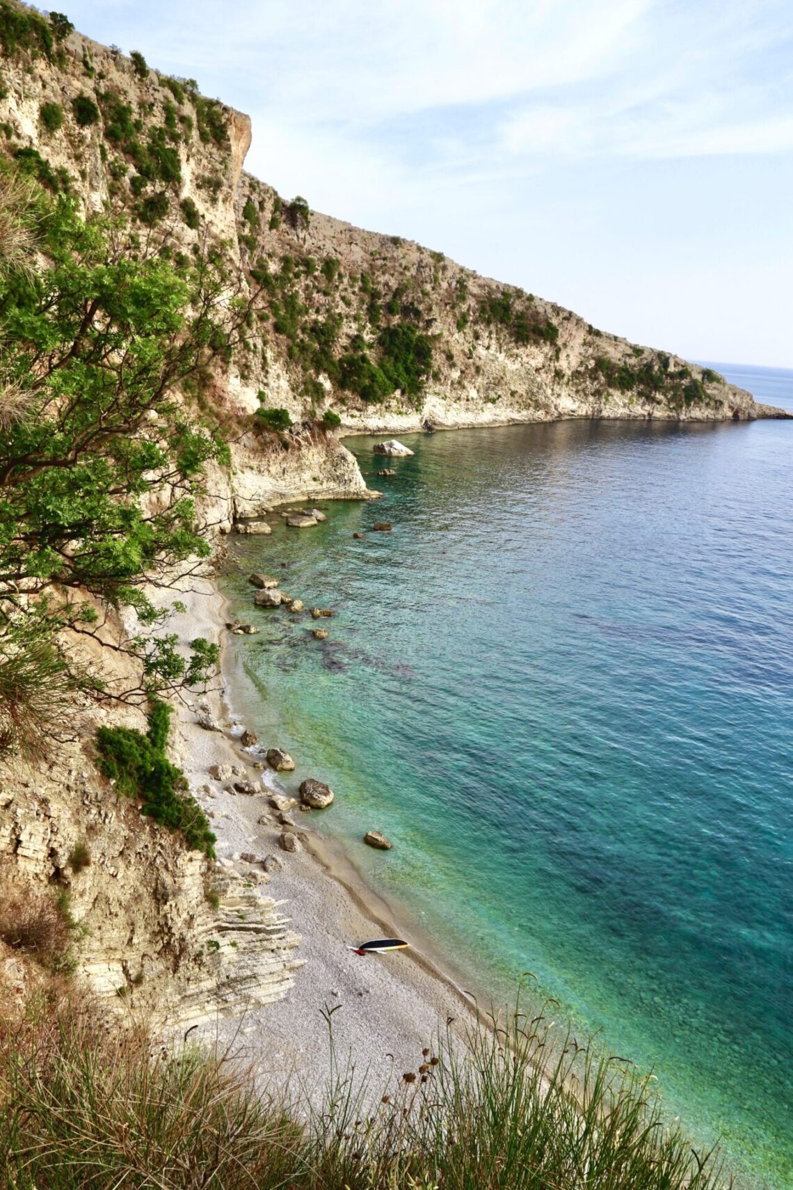 How to get to Gjiri Filikuri Beach in Himara - The Holistic Backpacker